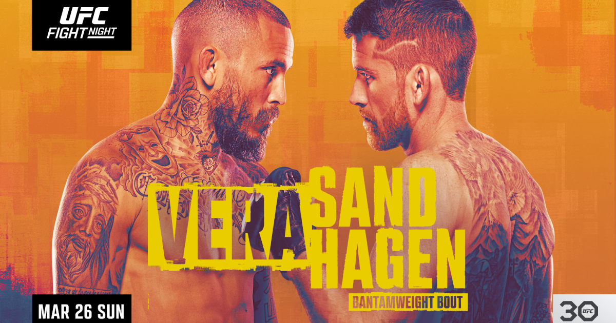 ห้ามพลาด! เวร่า เตรียมซัด แซนด์ฮาเก้น คู่เอก UFC FIGHT NIGHT วีคนี้ ...