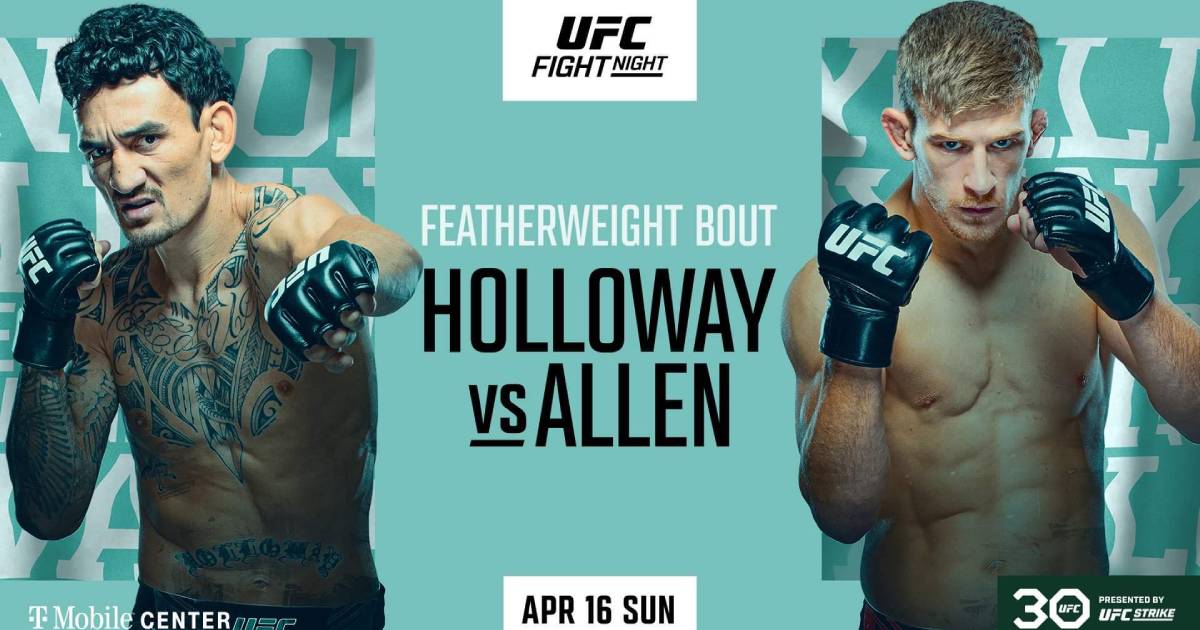 ศึกแห่งศักดิ์ศรี! 'ฮอลโลเวย์' เตรียมฟาดปากกำปั้น 'อัลเลน' ศึก UFC FIGHT ...