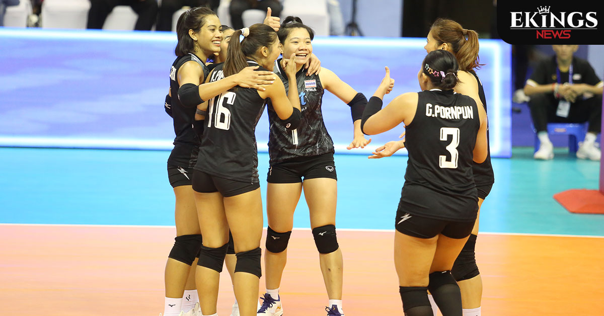 ยังไม่เสียเกม! สาวไทยตบมองโกเลีย 3-0 AVC แบ่งกลุ่ม นัด 2 - EKings News