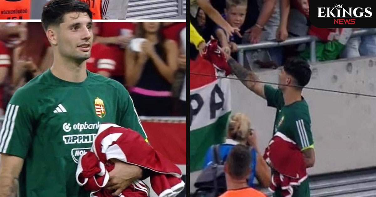 โดมินิก โซบอสซ์ไล มอบความสุขให้แฟนบอล เดินแจกเสื้อแข่งมากถึง 6 ตัว - EKings News